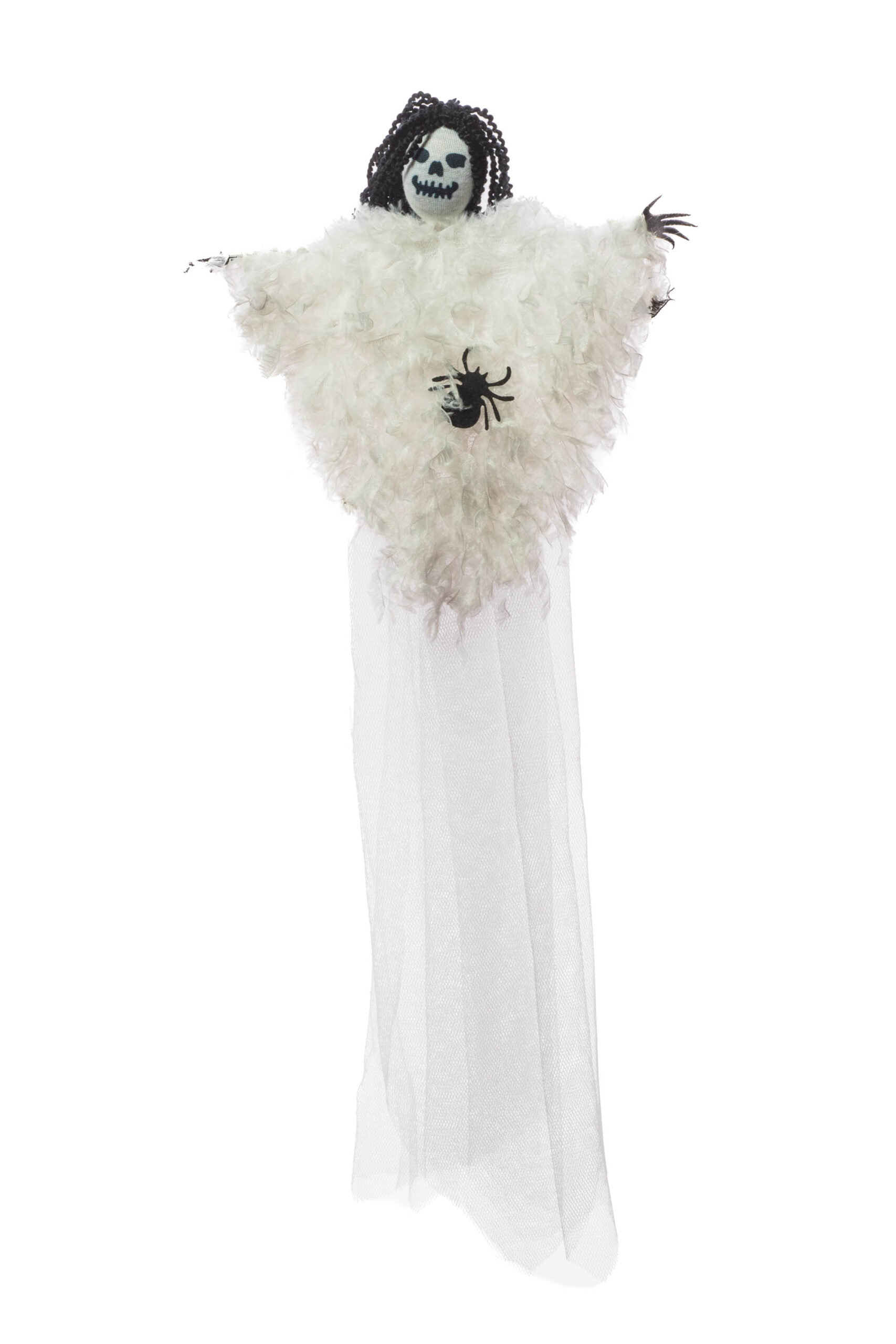 The Holiday Aisle® White Cloth Hanging Wispy Spectre | Wayfair