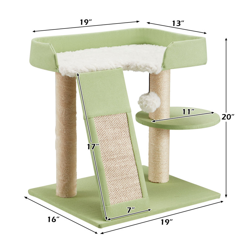 Tucker Murphy Pet™ 20'' H Djeneba Cat Tree & Reviews | Wayfair