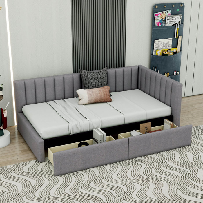 Mercer41 Mauda Upholstered Platform Storage Bed | Wayfair