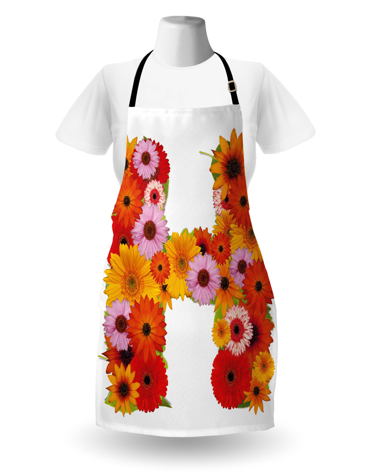 East Urban Home Letter H Apron Unisex, Summer Vibes Letter, Adult Size ...