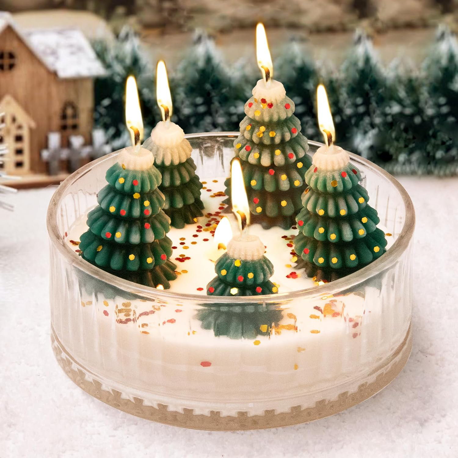 The Holiday Aisle® Christmas Tree Cedar Forest Candles | Wayfair