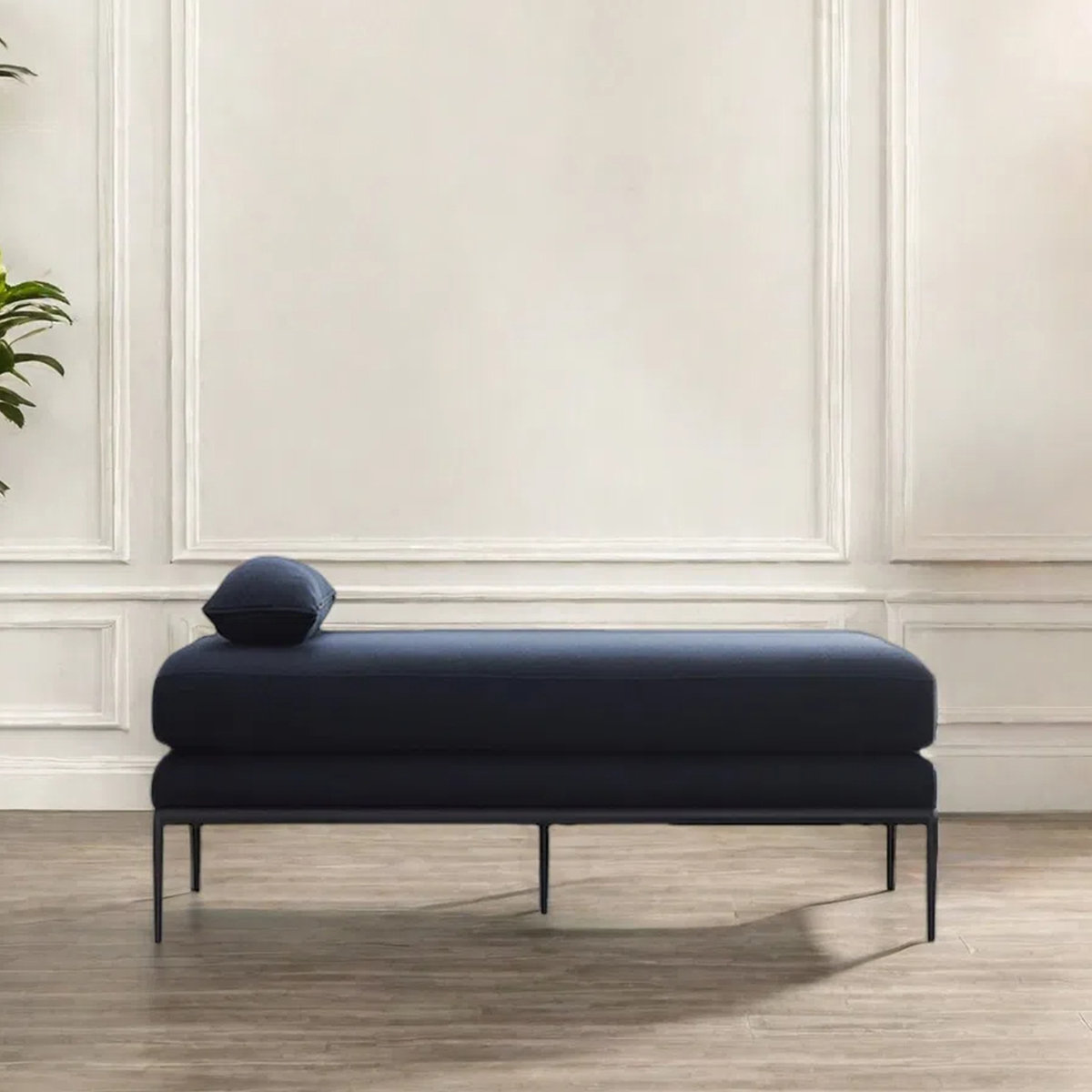 Hokku Designs Bench simple wardrobe rest long sofa stool | Wayfair