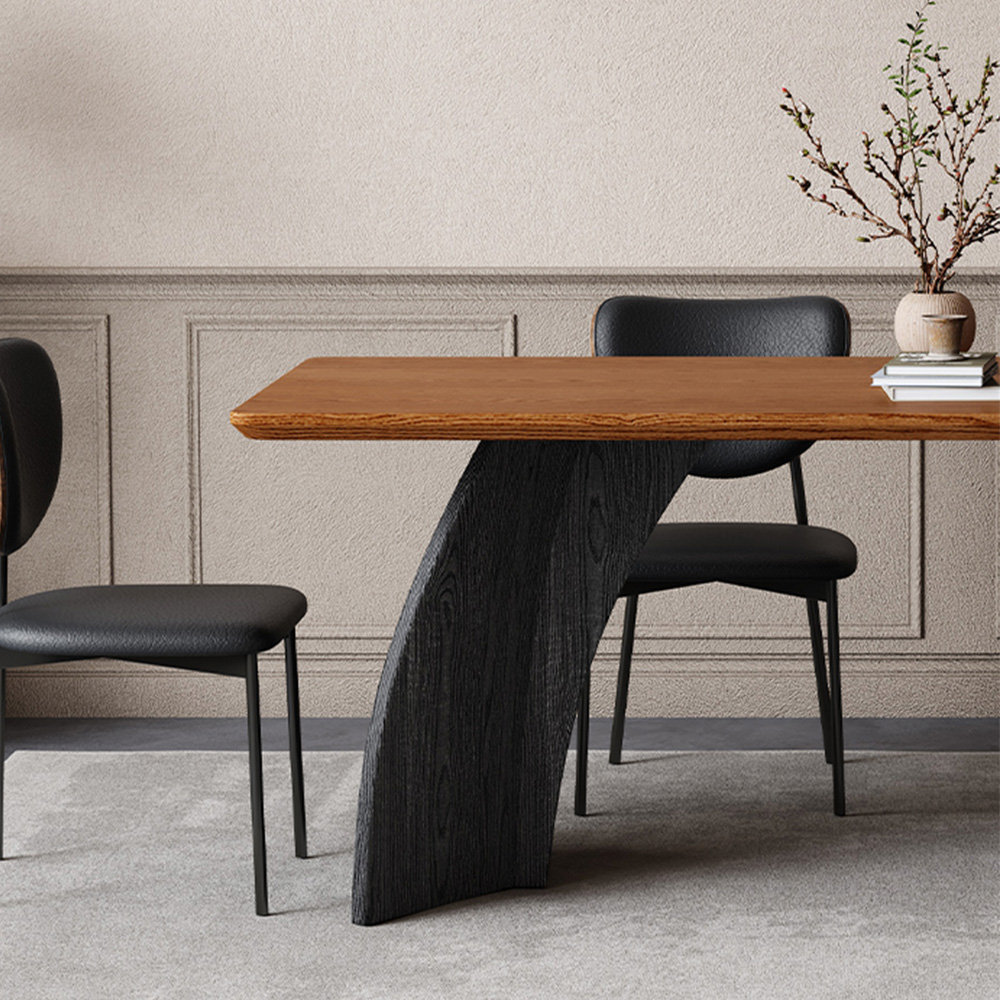 Waagy Ancient style solid wood dining table set | Wayfair