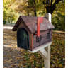Amish Mailbox, Rustic Design, Handmade Barn Style | Wayfair