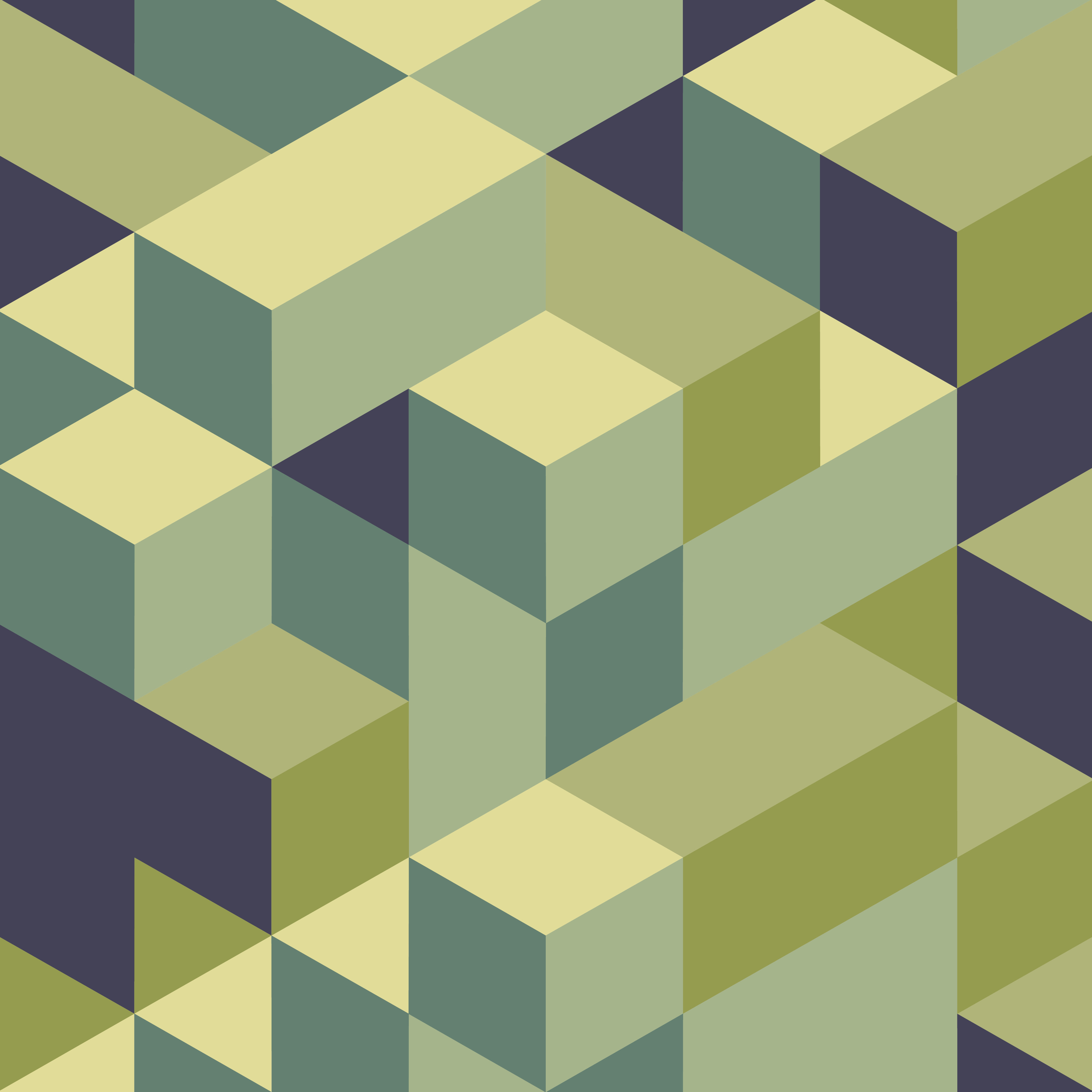 Wrought Studio Abstract Geometrical 3D Diamond Pattern - Wayfair Canada