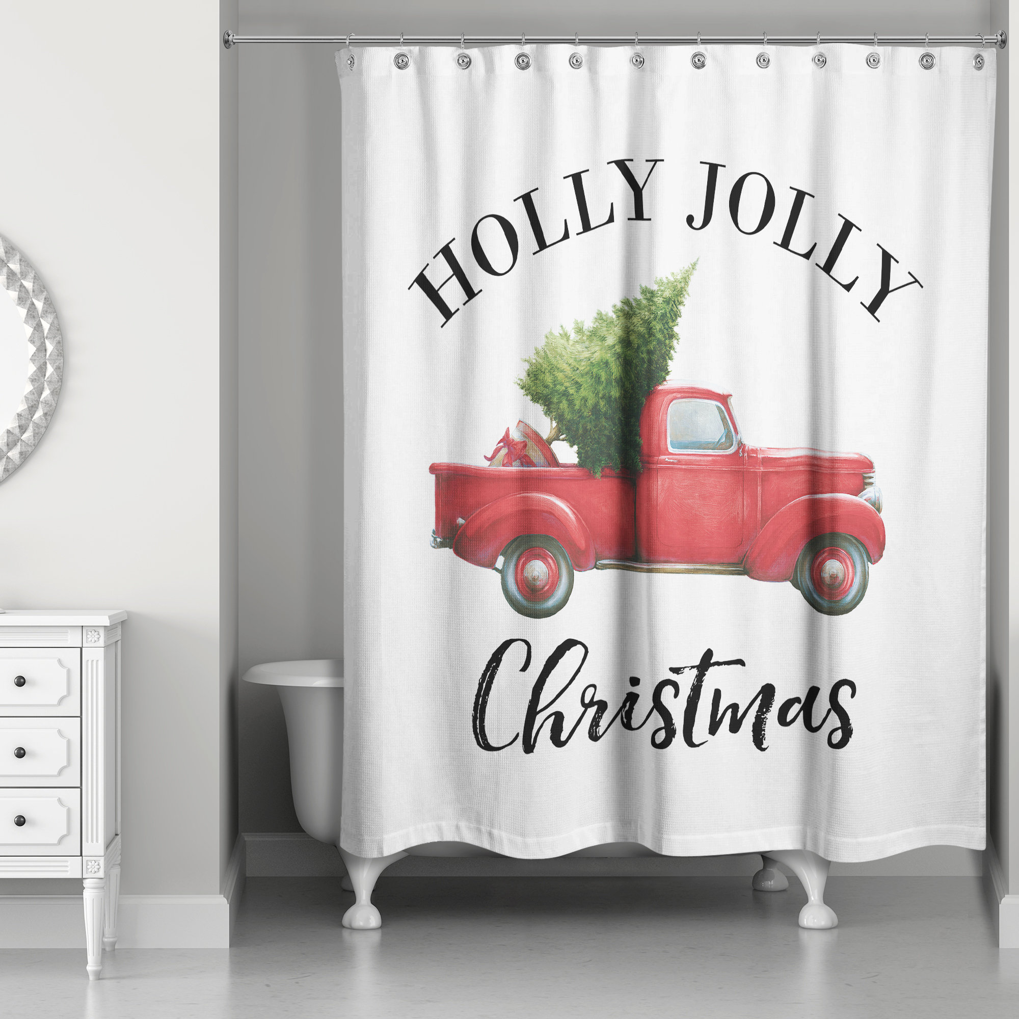 The Twillery Co. Rideau de douche simple James - Wayfair Canada