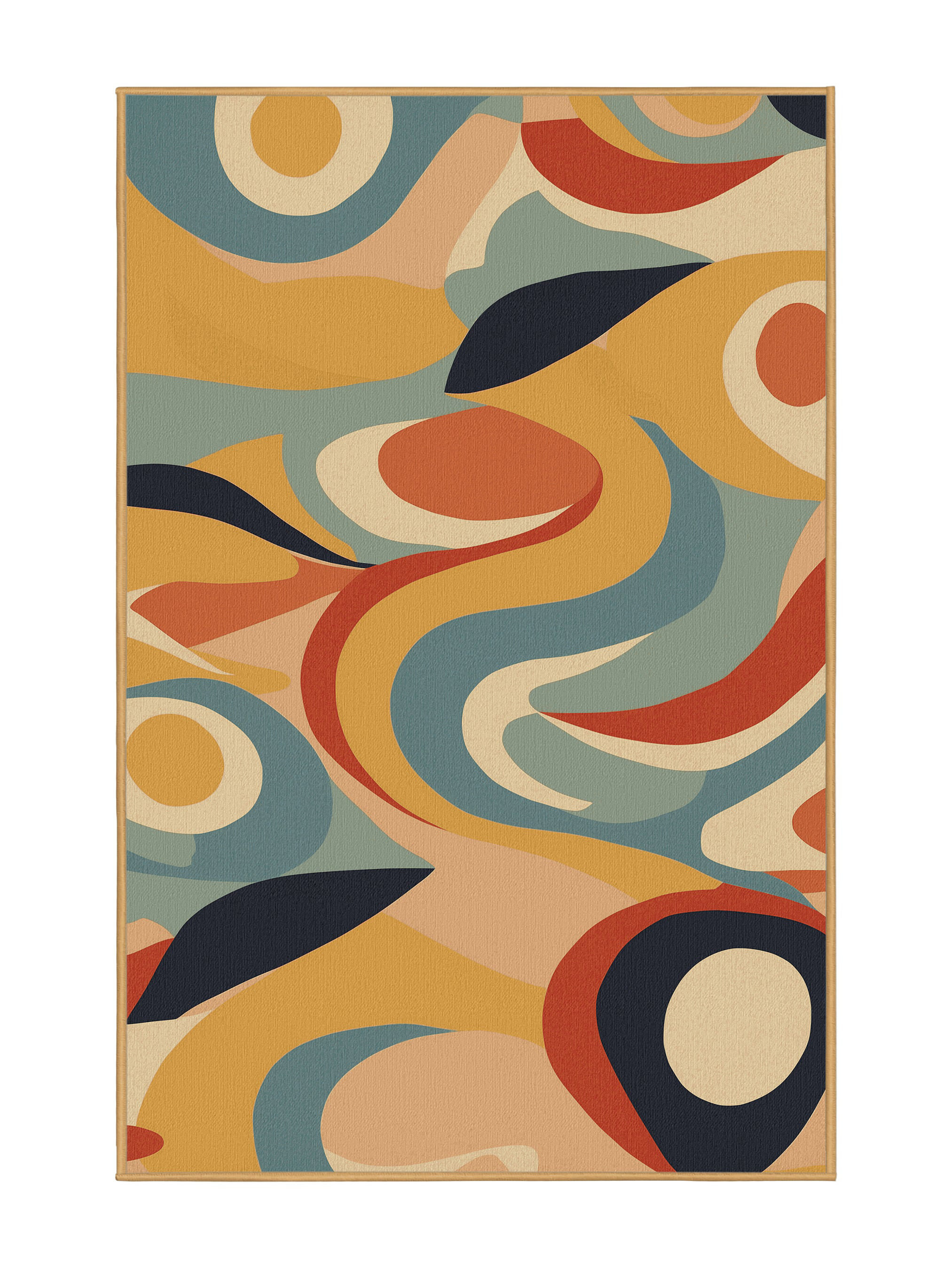 Winston Porter Bold Glow Rug | Wayfair