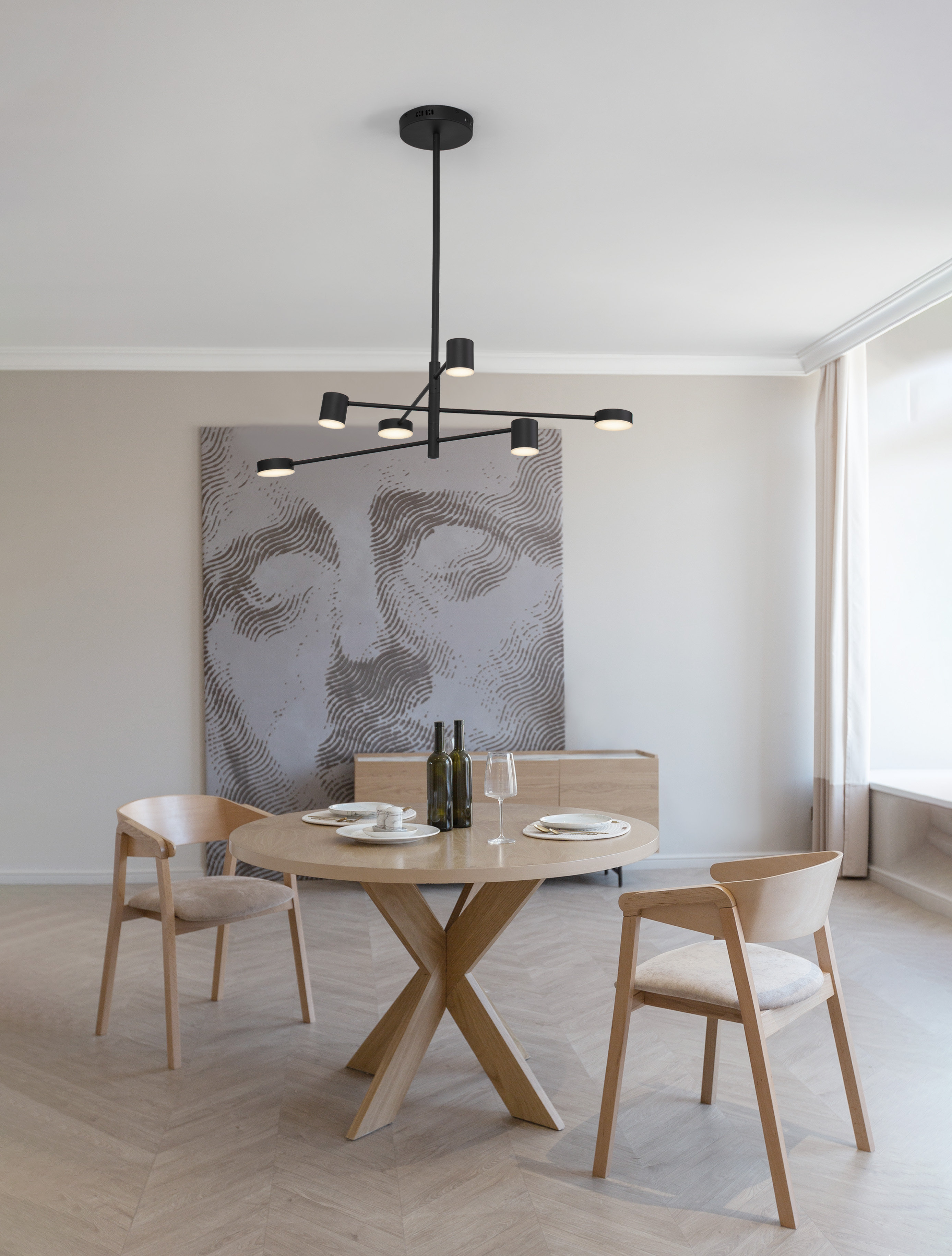Nova Luce NORDIK - Light Black LED Pendant | Wayfair.co.uk