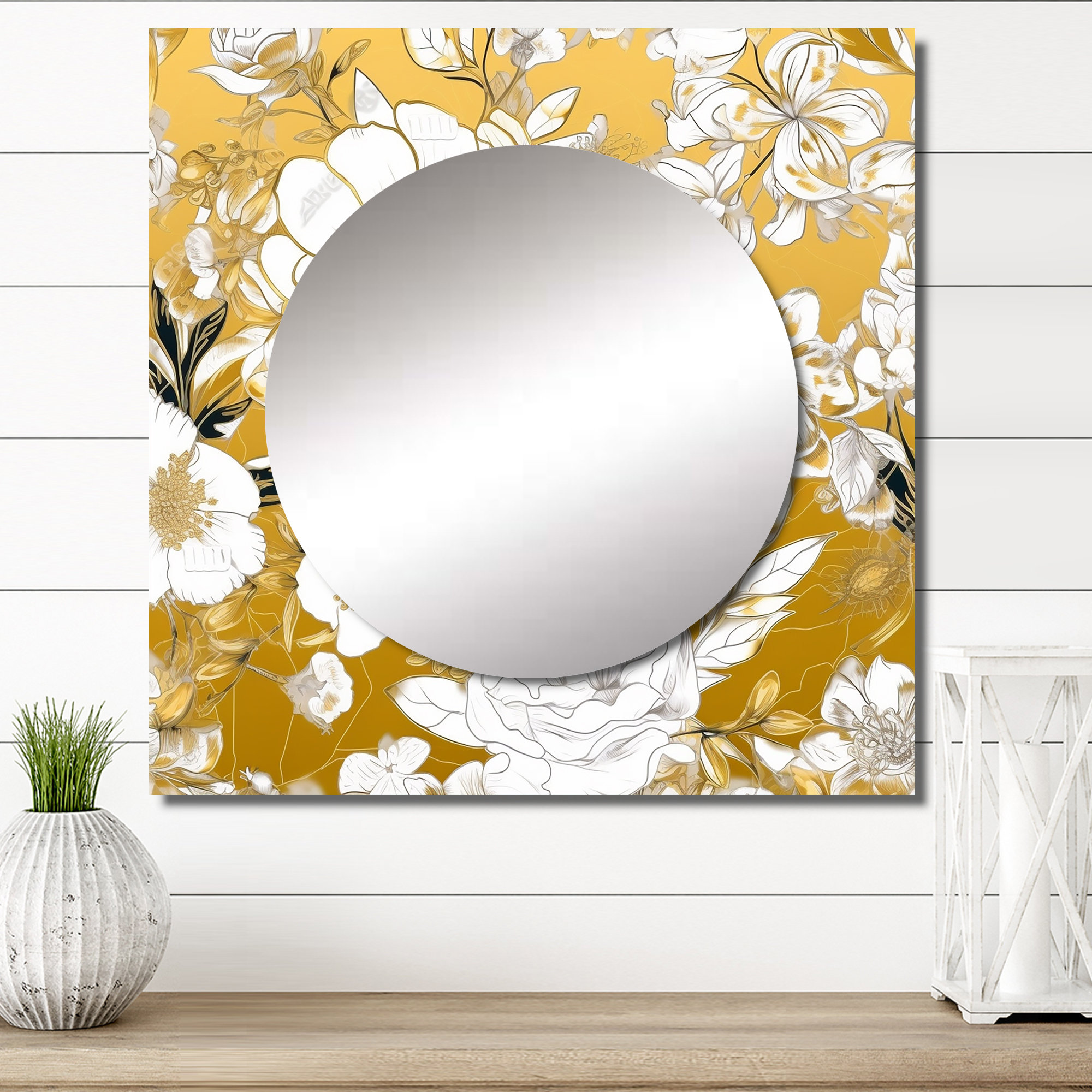 Dakota Fields Deaunna - Rose Large Square Mirror Wall Decor For Bedroom ...