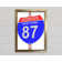 Bright Star Interstate 87 Sign - Single Picture Frame Print | Wayfair.co.uk