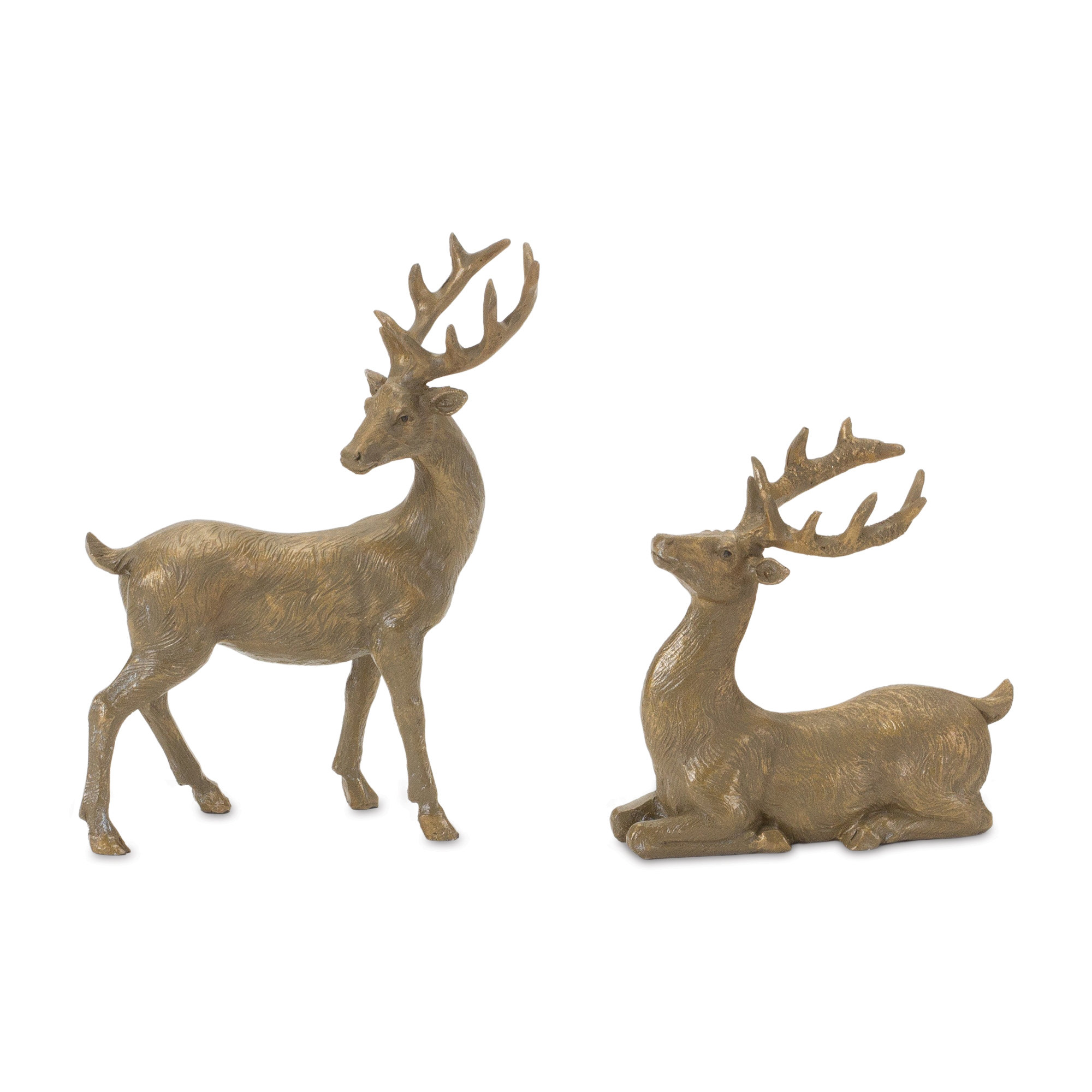 The Holiday Aisle® Mini Deer Figurine (Set of 6) | Wayfair