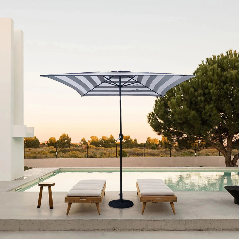 Arlmont & Co. Anyla 6' 6" Square Market Umbrella | Wayfair