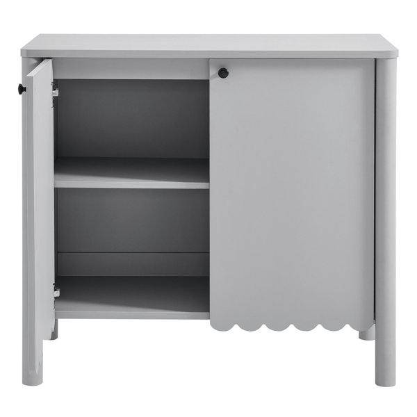 Modway Emmeline 35" 2-Door Scalloped Sideboard Cabinet | Wayfair