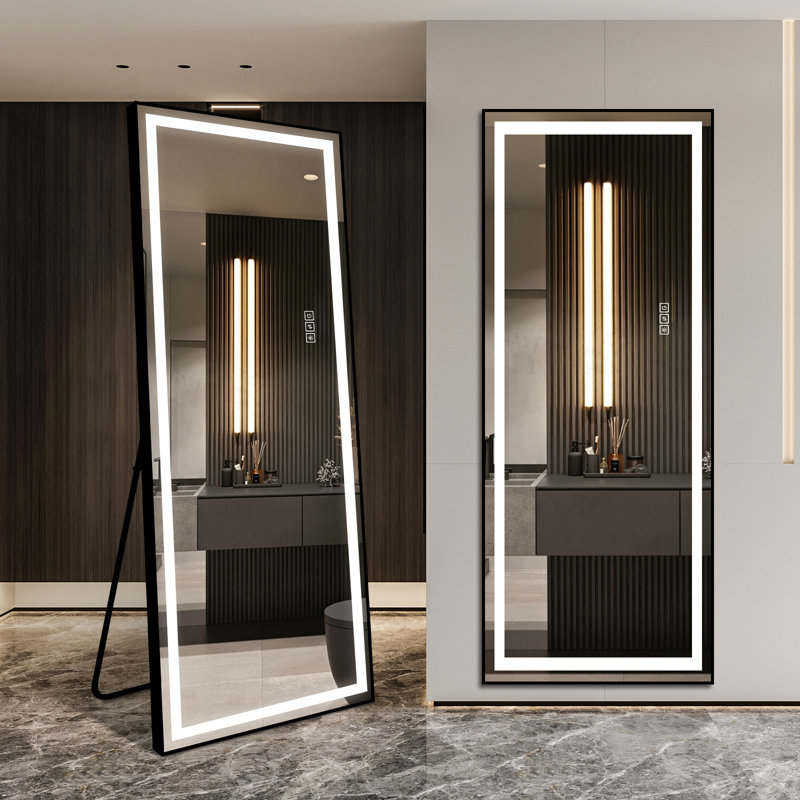 LAIYA Led Full Length Body Mirror Wall Vanity Mirror Floor Mirror ...
