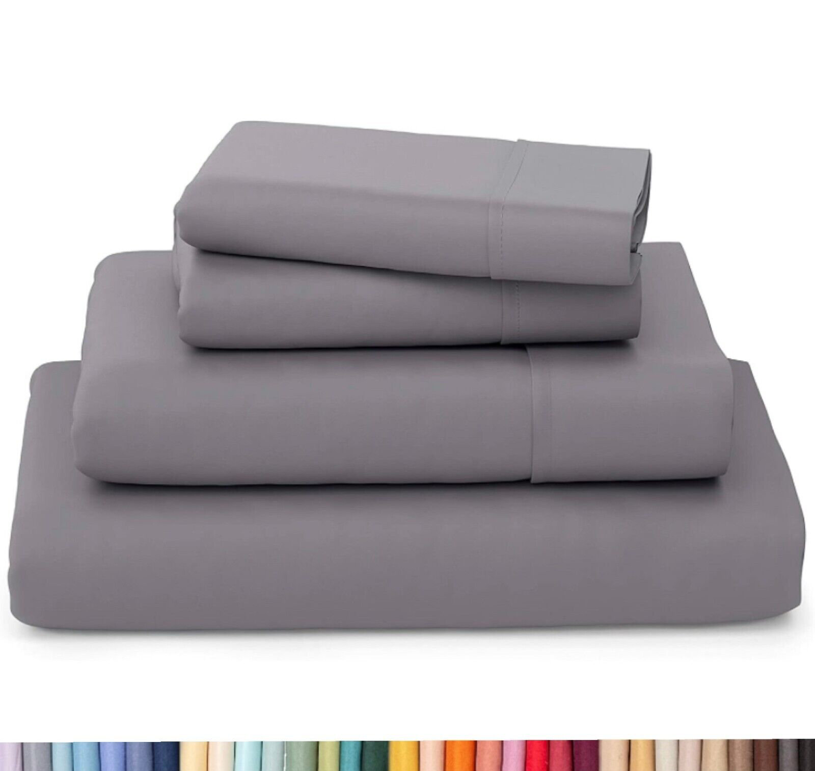 WW Sheets Ultra Soft Bamboo Sheet Set - 4 Pc Set - Wrinkle Resistant ...
