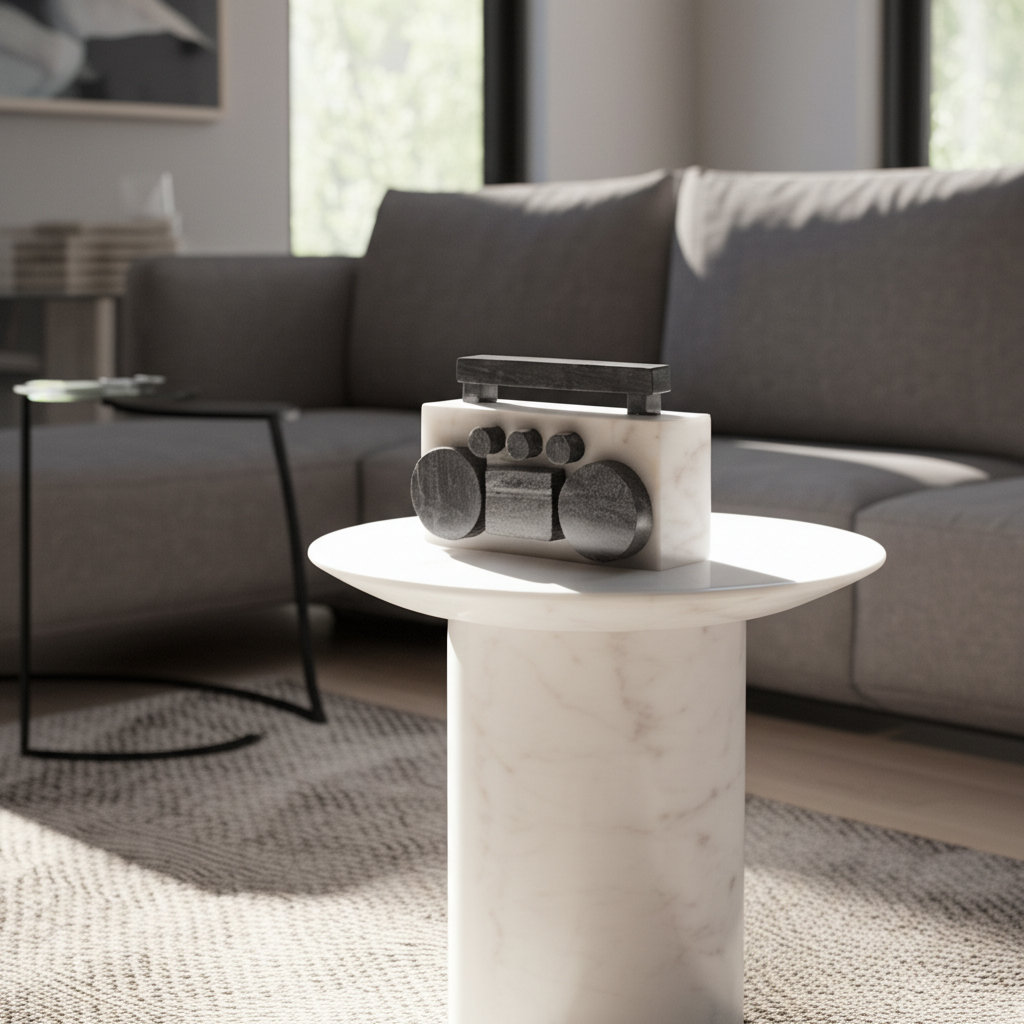 Ivy Bronx Sevasta Stone and Marble Figurine with Contemporary Design, 8 ...