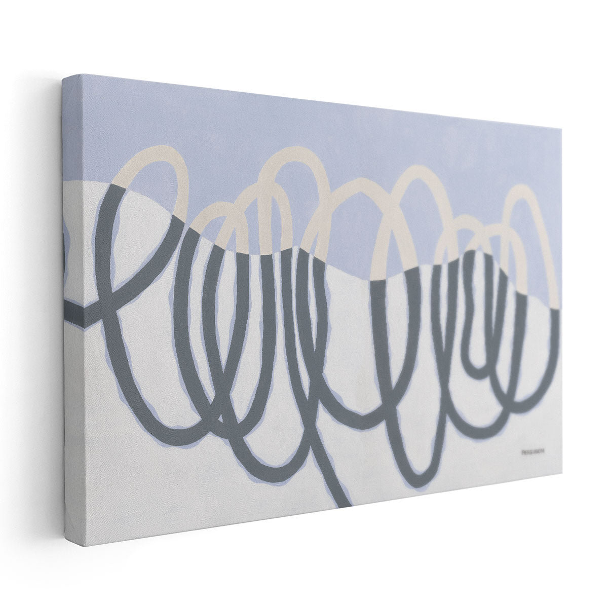 Wrought Studio™ Loops III - Canvas Print Wall Art | Wayfair