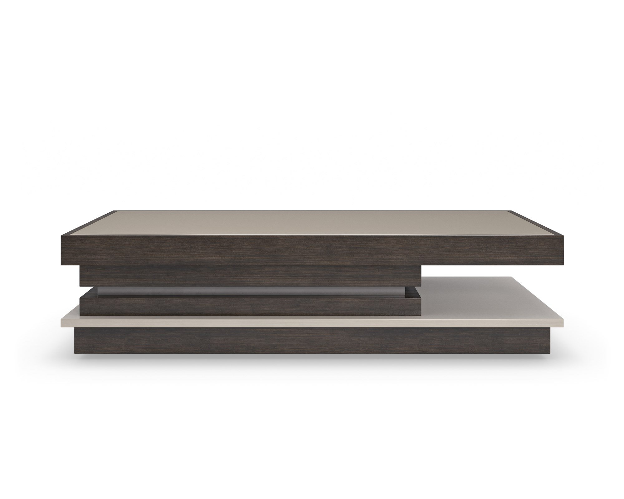 Caracole La Moda Solid Wood Abstract Coffee Table with Storage | Perigold