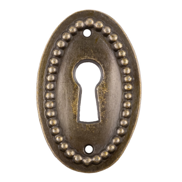 UNIQANTIQ HARDWARE SUPPLY Oval Keyhole Cover | Wayfair