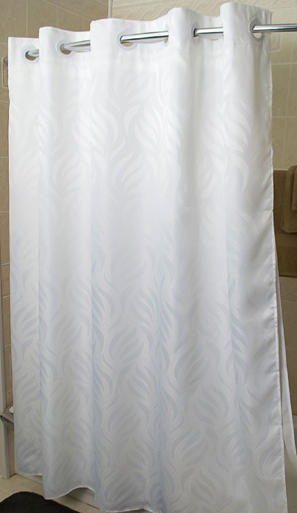 Ivy Bronx Arnesha Solid Color Single Shower Curtain | Wayfair