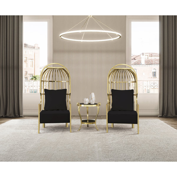 Infinity Furniture Import Infinity 26.8" W Velvet Balloon Chair | Wayfair