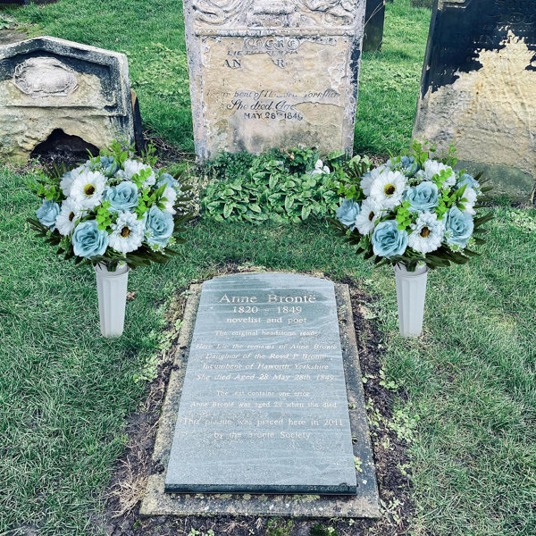 Astoria Grand Artificial Cemetery Flowers, Spring Memorial Bouquet With ...