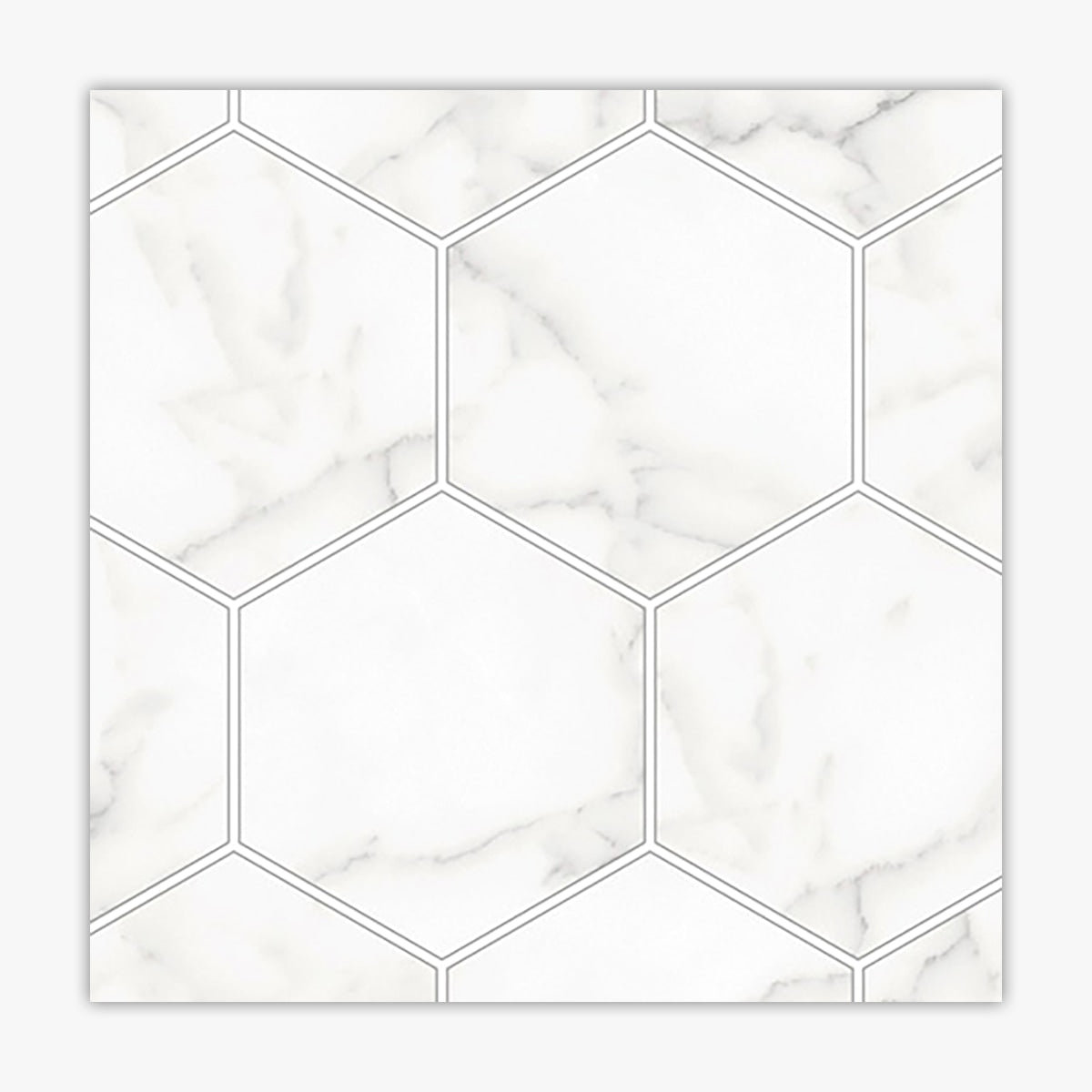 Direct Stone Source Core 12" x 12" Porcelain Honeycomb Mosaic Wall ...