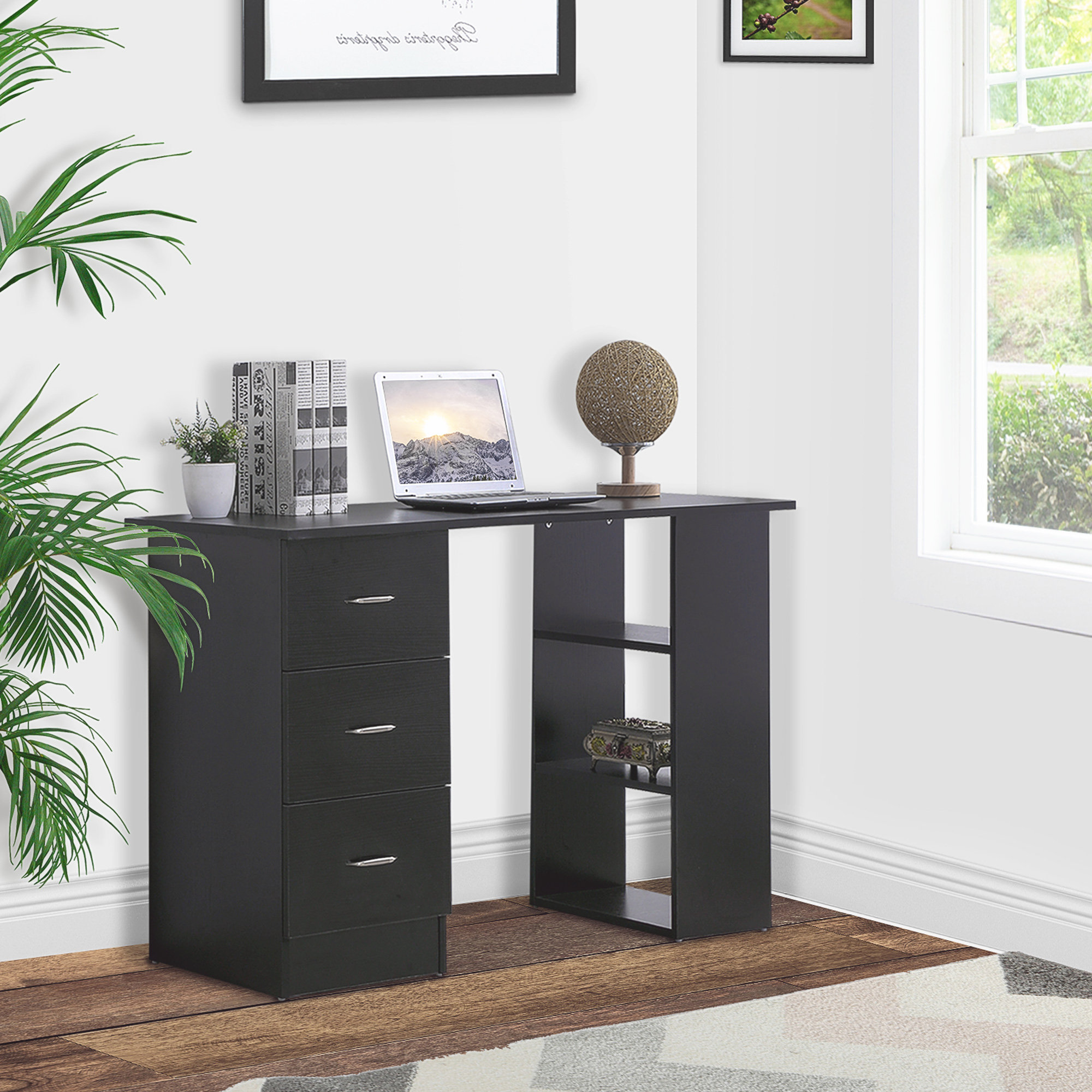 Latitude Run® Alexandrine Rectangular Computer desk & Reviews | Wayfair