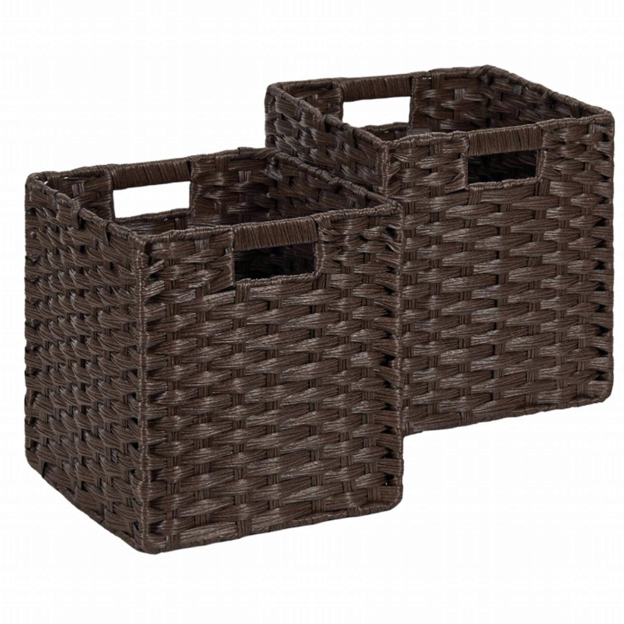 Latitude Run® Wicker Storage Bins 11X11 Storage Cubes - Wayfair Canada