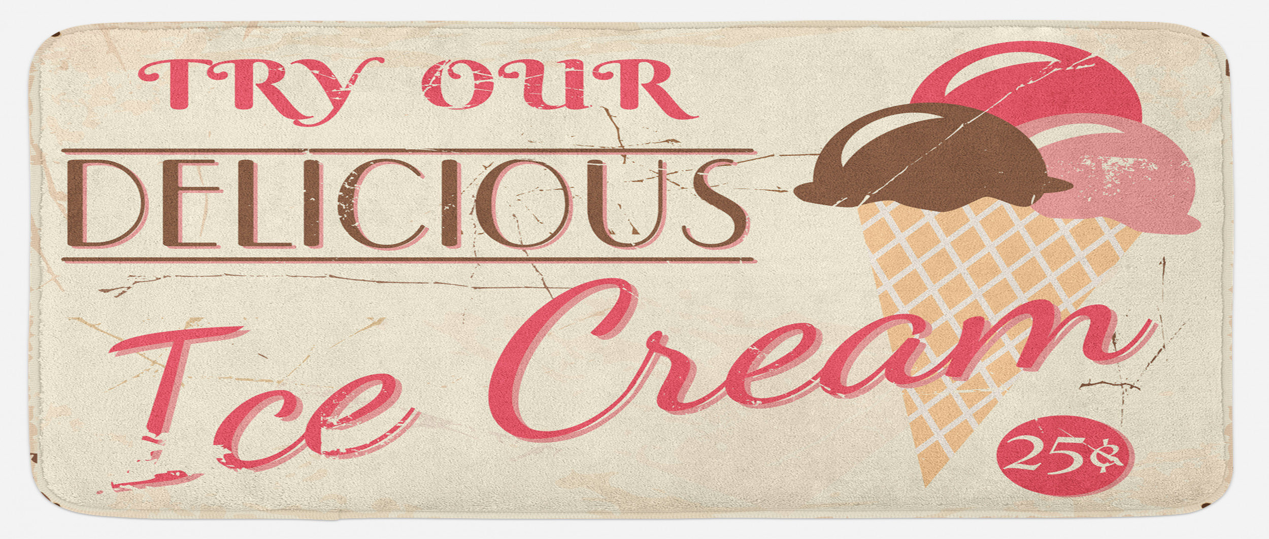 East Urban Home Try Our Delicious Ice Cream Logo Pop Art Style ...