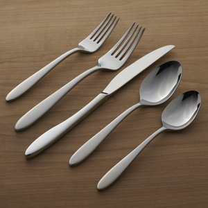 Oneida Mooncrest 45 Piece Everyday Flatware Set & Reviews | Wayfair