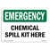 SignMission Chemical Spill Kit Here Emergency Sign - Wayfair Canada