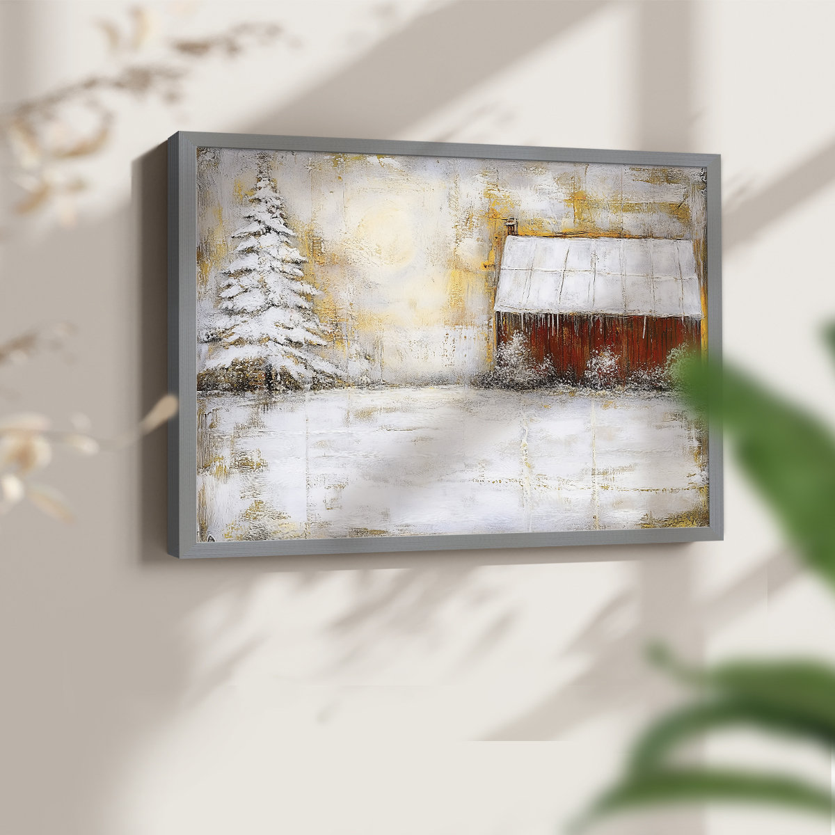 The Holiday Aisle® Chirstmas Art-CLXI -Framed Print - Restickable | Wayfair