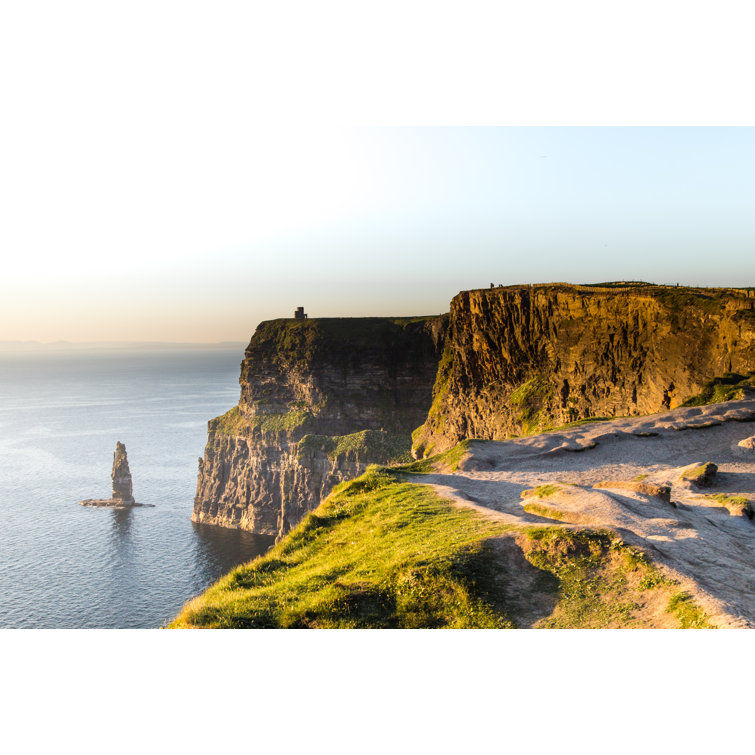 Highland Dunes Cliffs Of Moher On Canvas by Christobolo Print | Wayfair