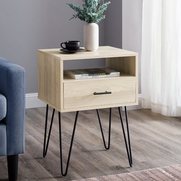 Corrigan Studio® Mid-Century Modern Hairpin-Leg Side Tables & Reviews ...