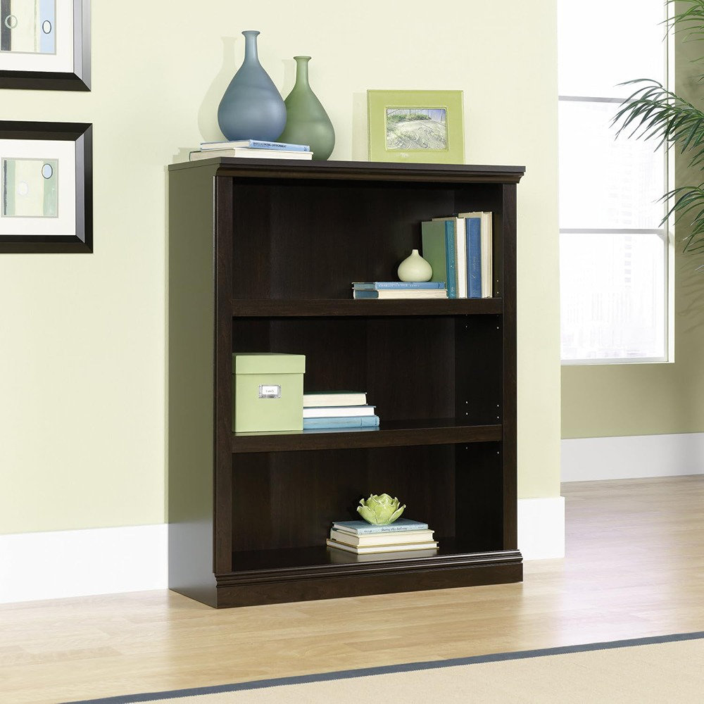 Lark Manor™ Miscellaneous Storage 3-shelf Bookcase/ Book Shelf, Jamocha ...