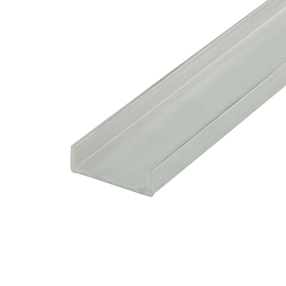 Outwater Alu357-M Mill Finish 7/8 Inch Inside Dimension Aluminum U ...