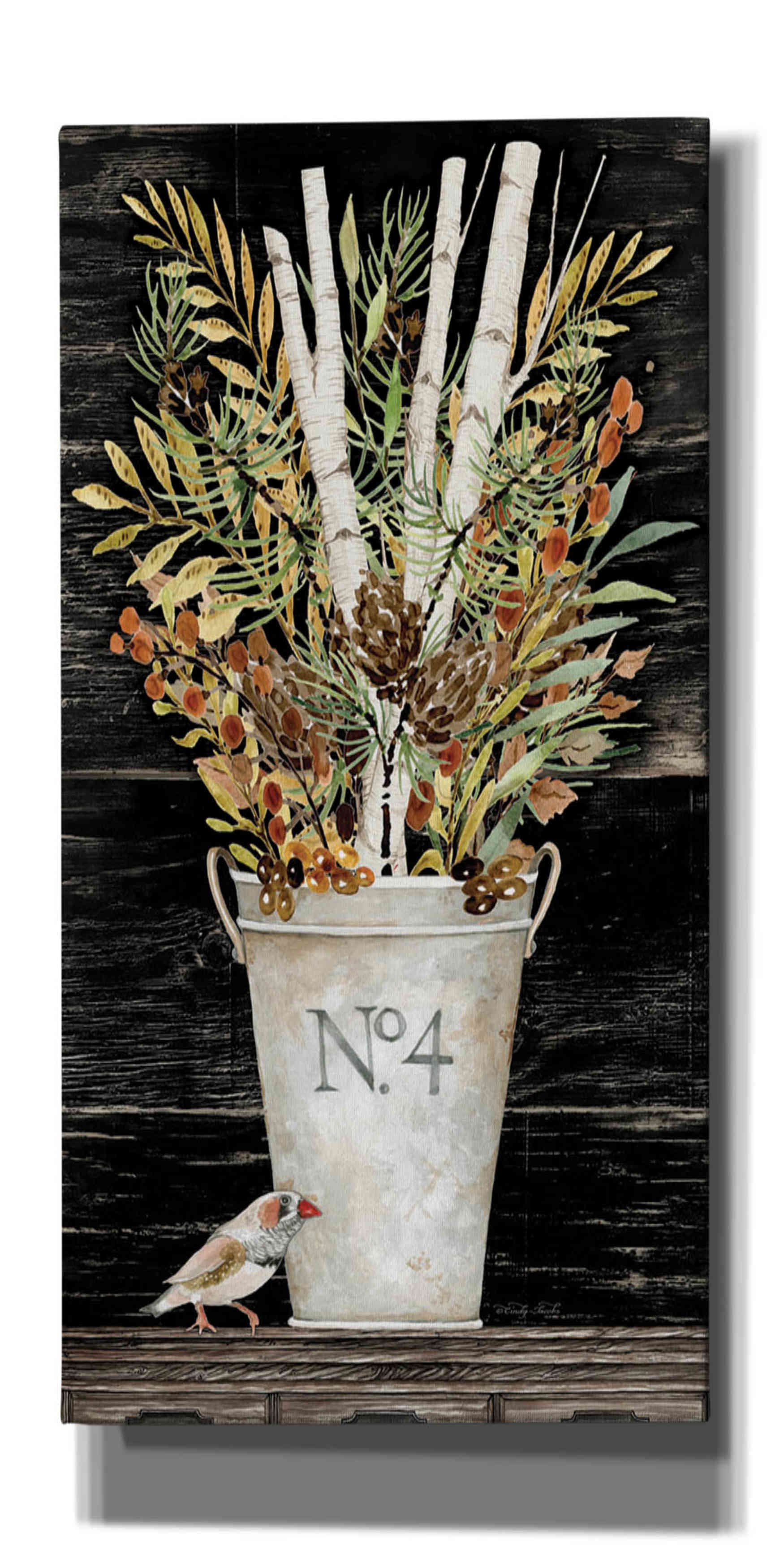 August Grove Epic Graffiti 'No. 4 Fall Flowers And Birch 1' By No. 4 ...