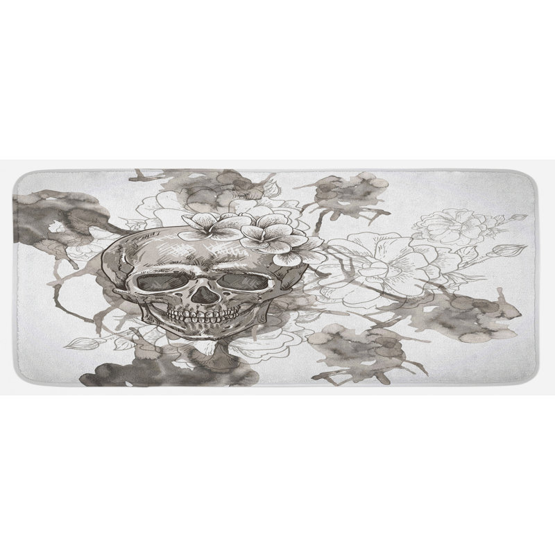 East Urban Home Day of the Dead Kitchen Mat | Wayfair