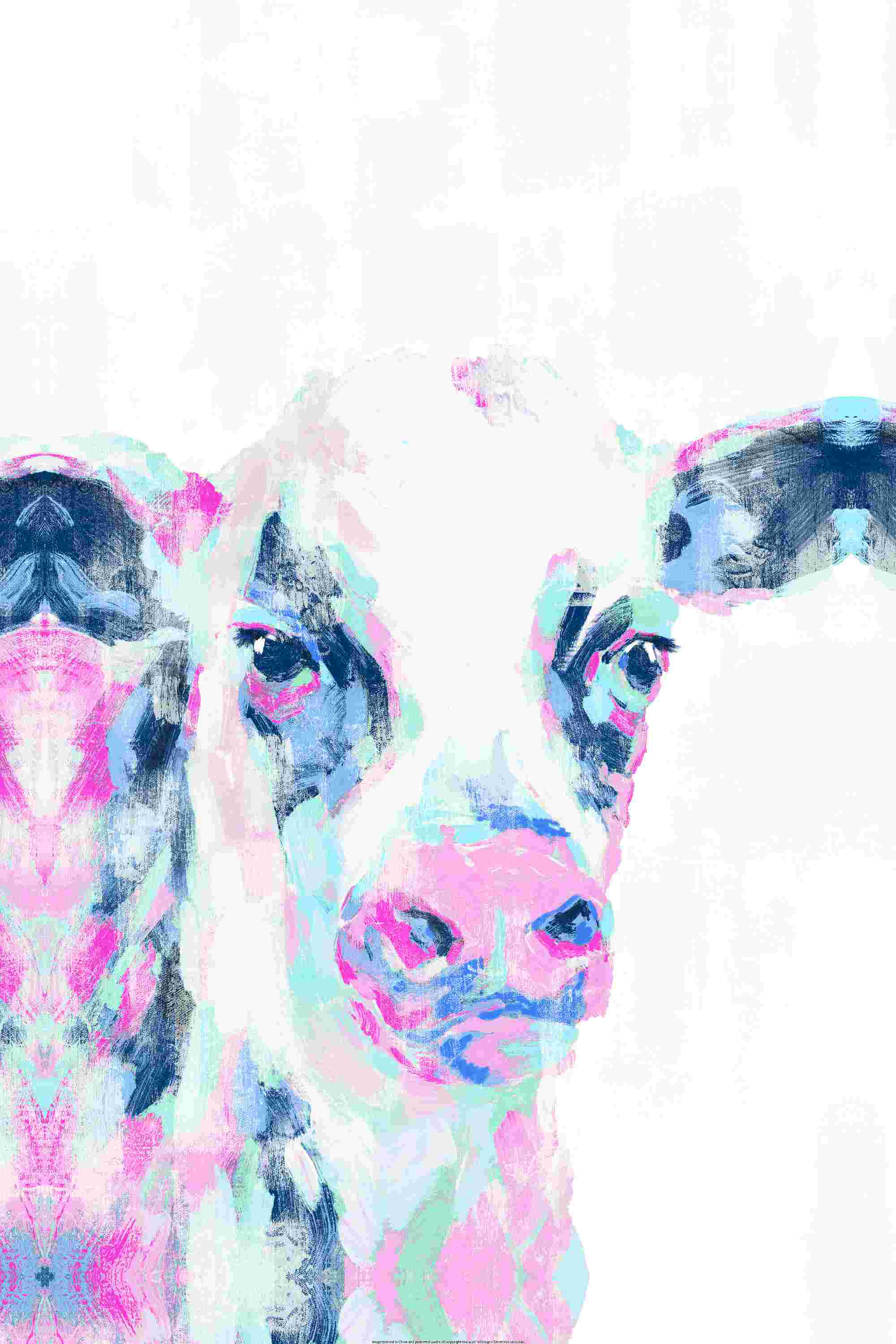 August Grove Bright Painted Cow - Wayfair Canada