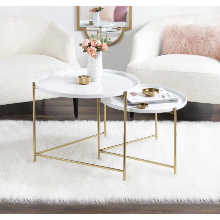 Ebern Designs Jonquin 2 - Piece Living Room Table Set & Reviews | Wayfair