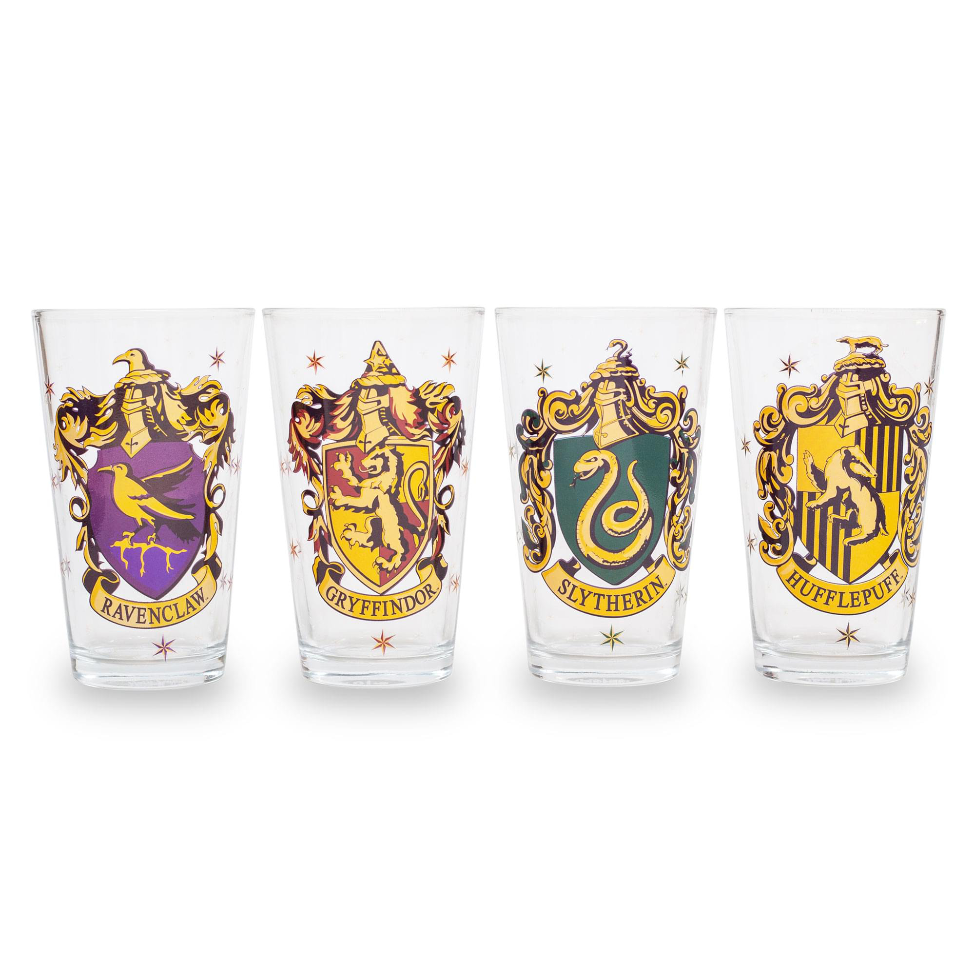 Silver Buffalo 4 - Piece 16oz. Glass Drinking Glass Glassware Set | Wayfair