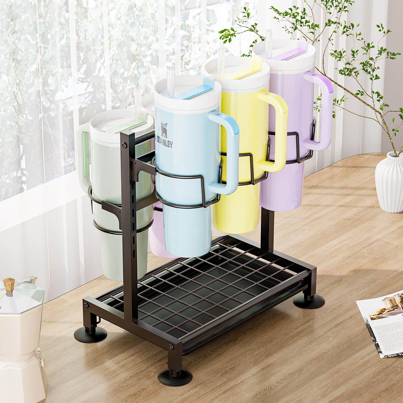 Mint Pantry® Tumbler Organizer Compatible With 40 Oz Cup Holder Water ...