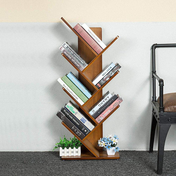 Draper Book Rack 6 Shelves Shelf Free Standing Book Shelf Bookcase ...