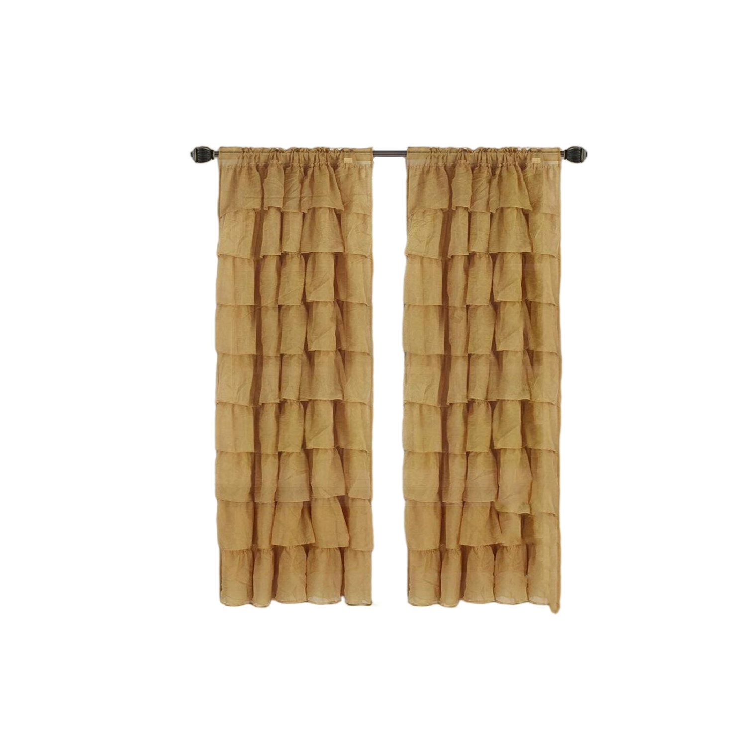Gracie Oaks Marqueese Polyester Curtain | Wayfair