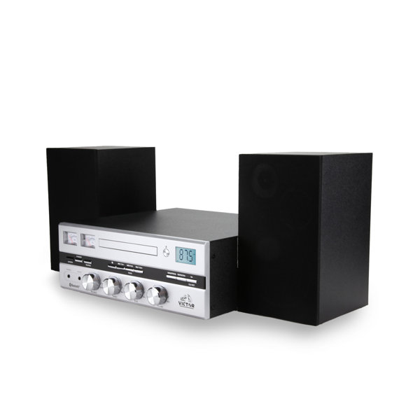 Victor VDTS-4450 Milwaukee 50 Watt Desktop CD Stereo System with ...