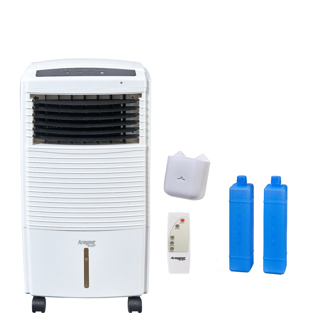 Topteng Portable Evaporative Cooling Humidifier With Wheel Fan | Wayfair