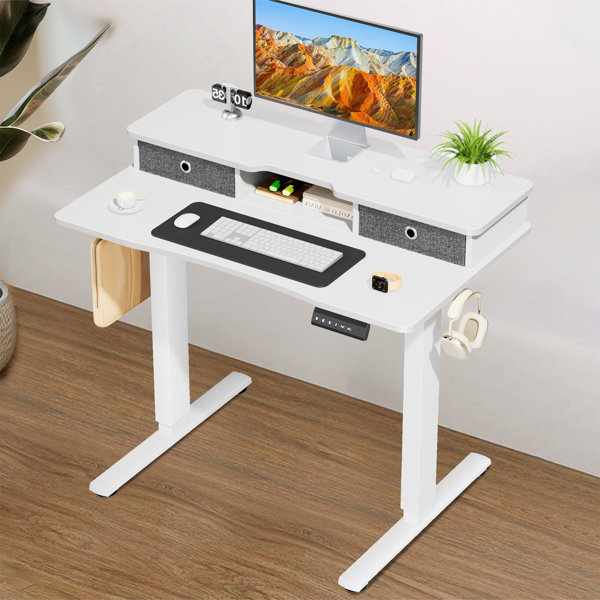 Ivy Bronx Brunkil Adjustable Writing Desk | Wayfair