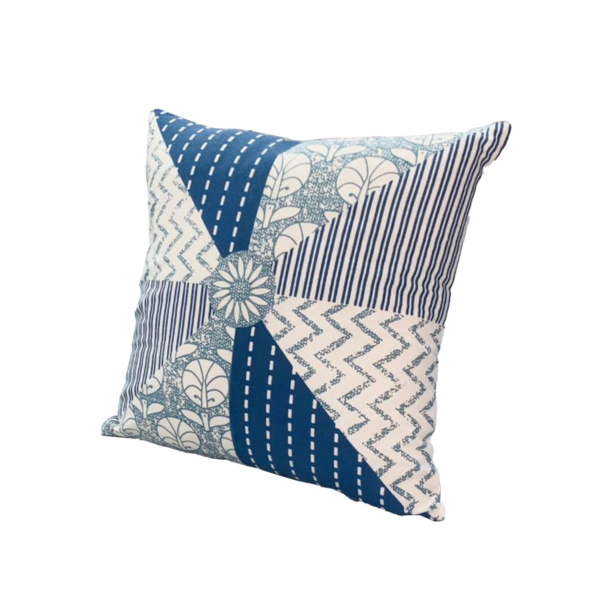 The Urban Port 18 X 18 Square Accent Pillow, Geometric Pattern, Soft ...