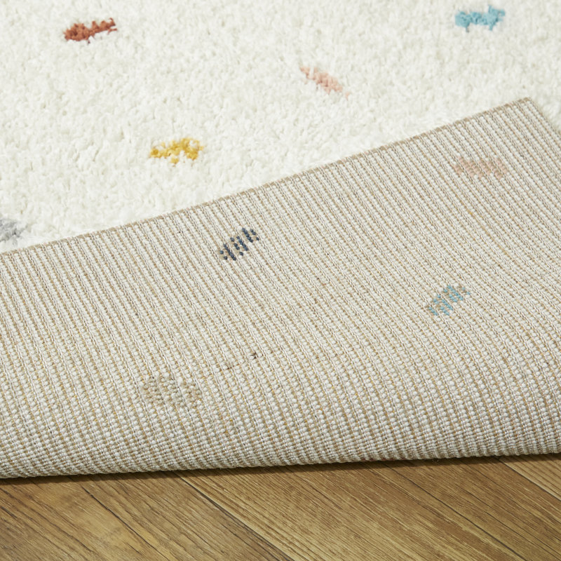 AllModern Mayon Dot Rainbow Colored Shag Area Rug & Reviews | Wayfair